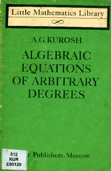 Little Mathematics Library | Mir Books