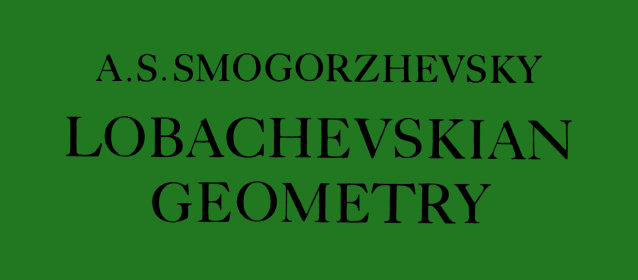 Little Mathematics Library – Lobachevskian Geometry | Mir Books