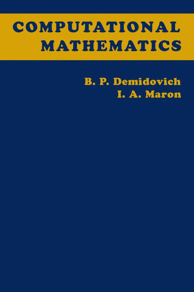 Computational Mathematics – Demidov, Maron | Mir Books