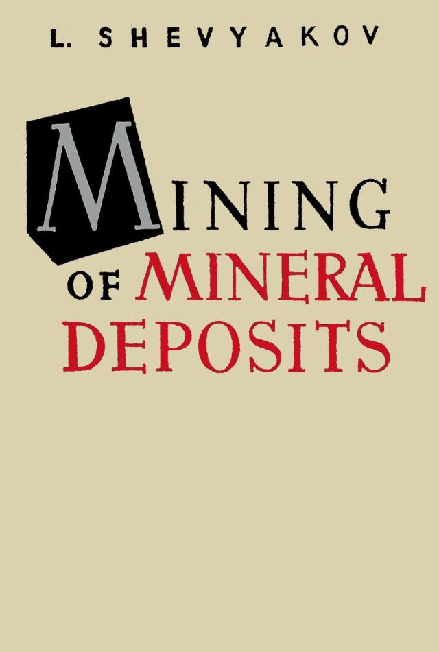 Mining of Mineral Deposits – Shevyakov | Mir Books