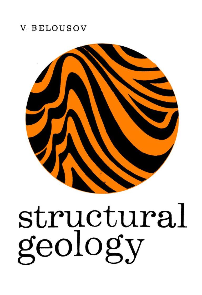 Structural Geology by V. Belousov | Mir Books